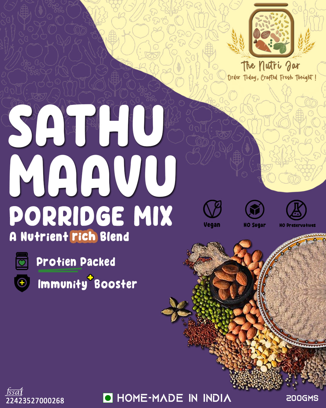 Sathu Mavu Porridge – The Nutri Jar